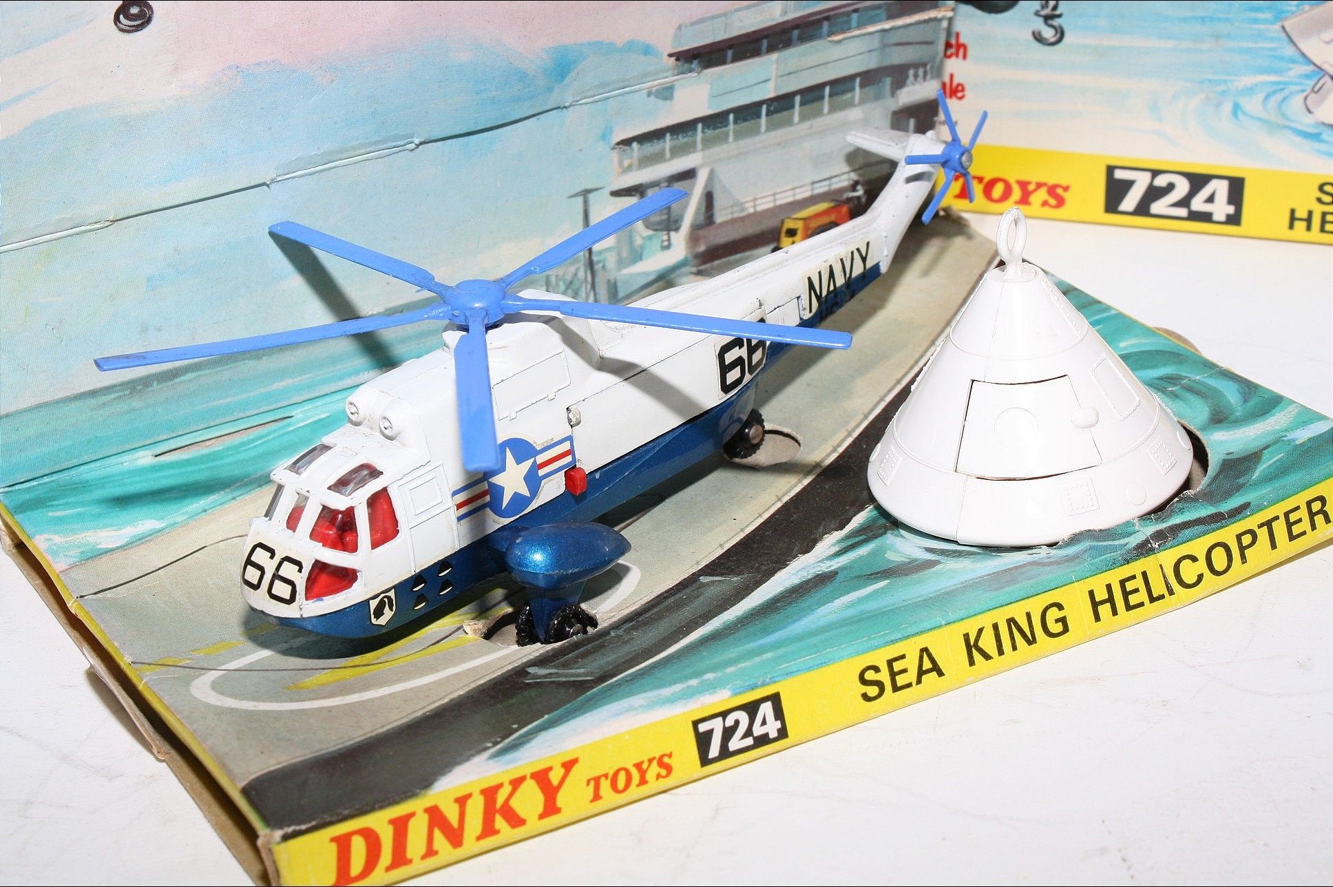 Dinky 724 Sea King Helicopter, Excellent Condition in Good Original Box ...