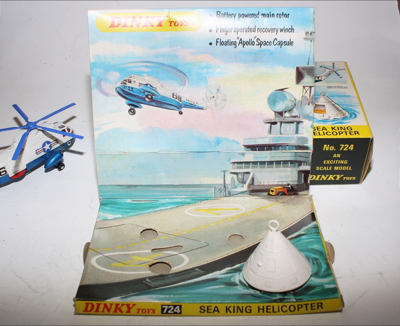 Dinky 724 Sea King Helicopter, Excellent Condition in Good Original Box ...