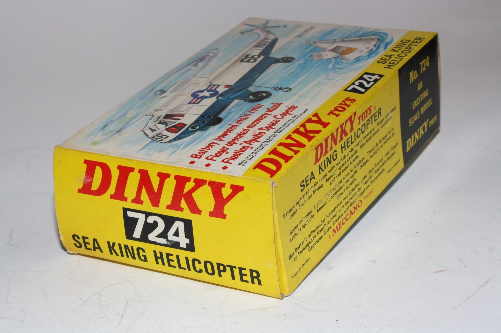 Dinky 724 Sea King Helicopter, Excellent Condition in Good Original Box ...