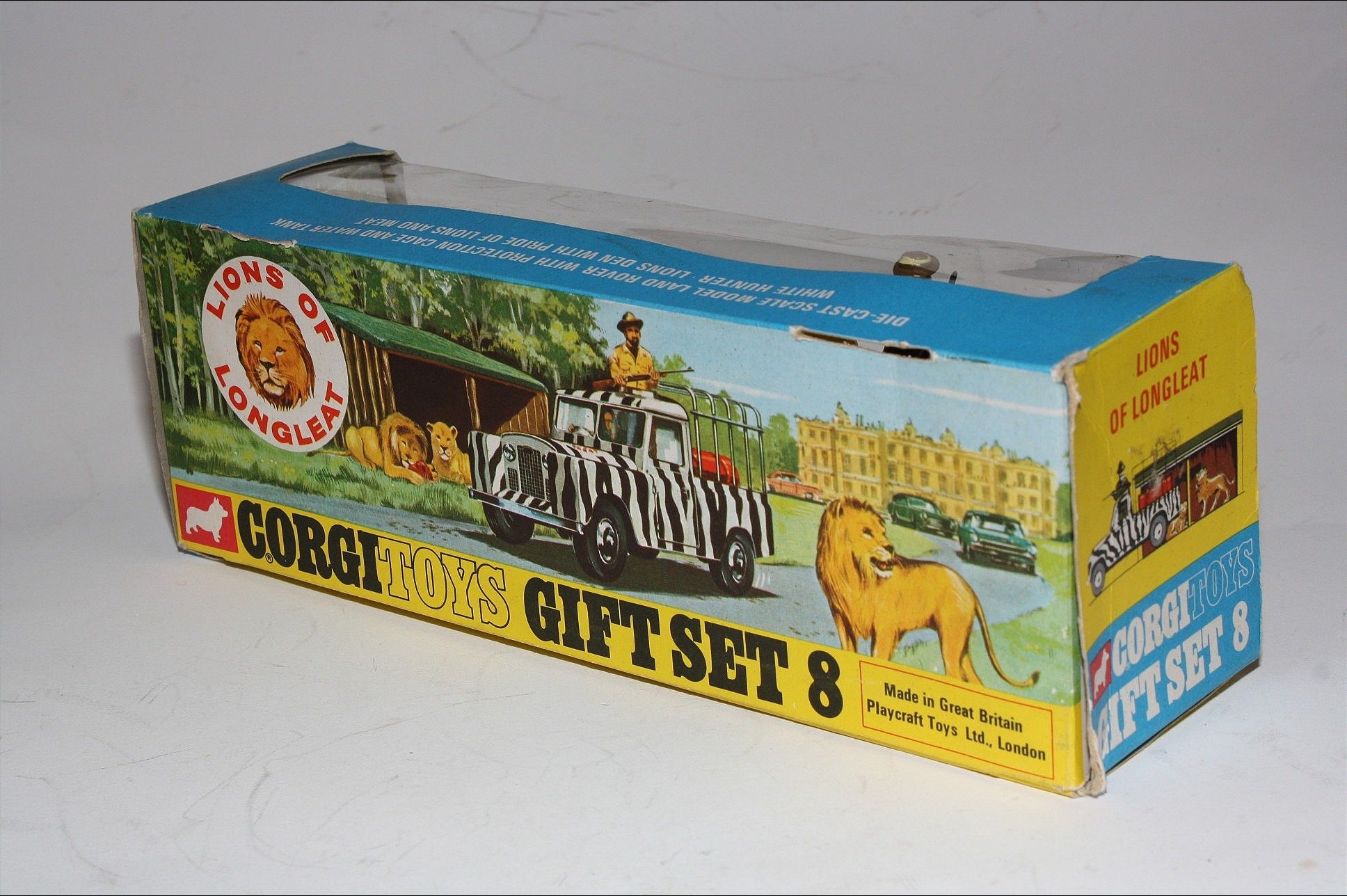 Corgi Toys Gift Set 8 Lions of Longleat, Mint in Excellent Original Box ...