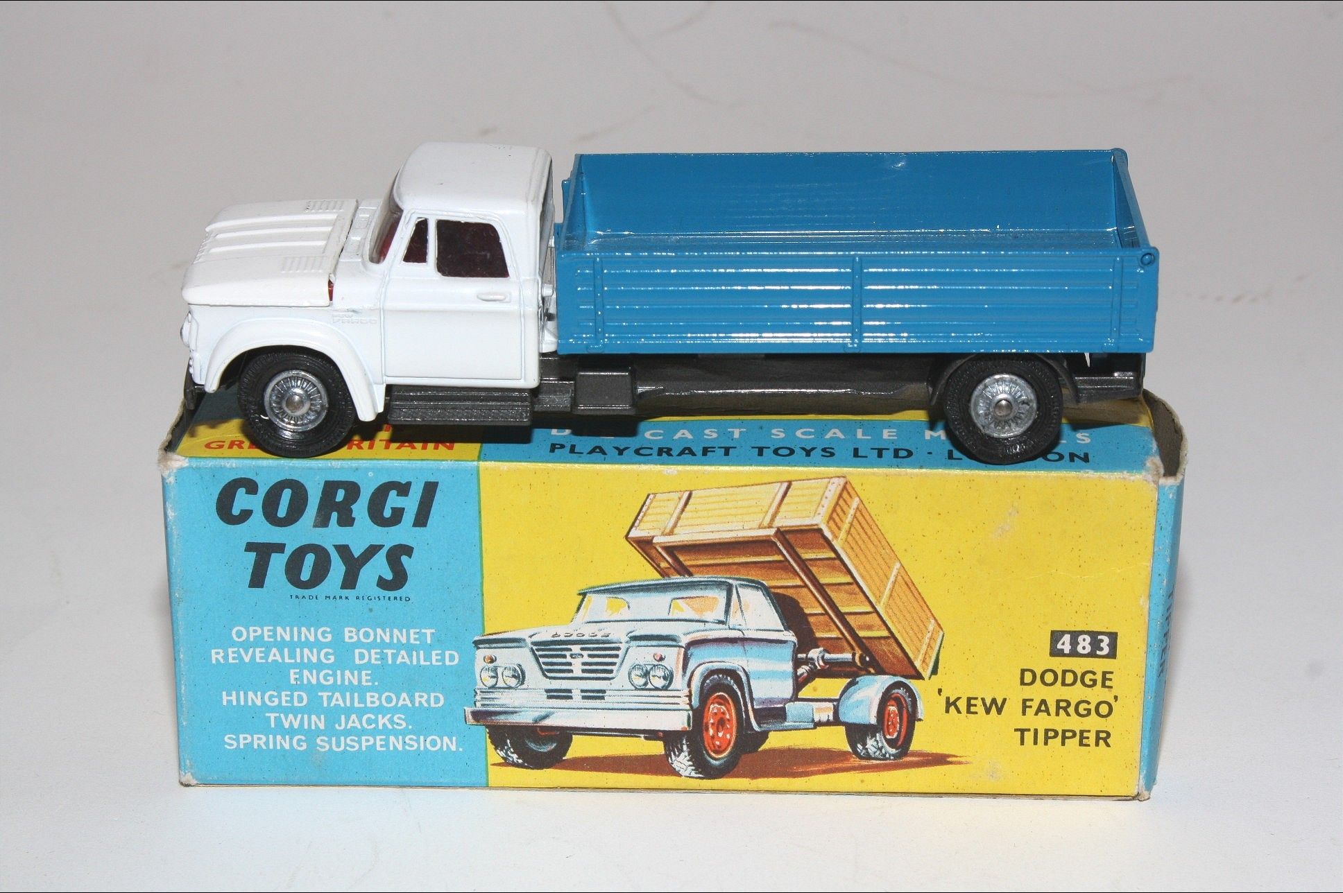 Corgi 483 Dodge 'Kew Fargo' Tipper, VNM in Original Box | DB Collectables