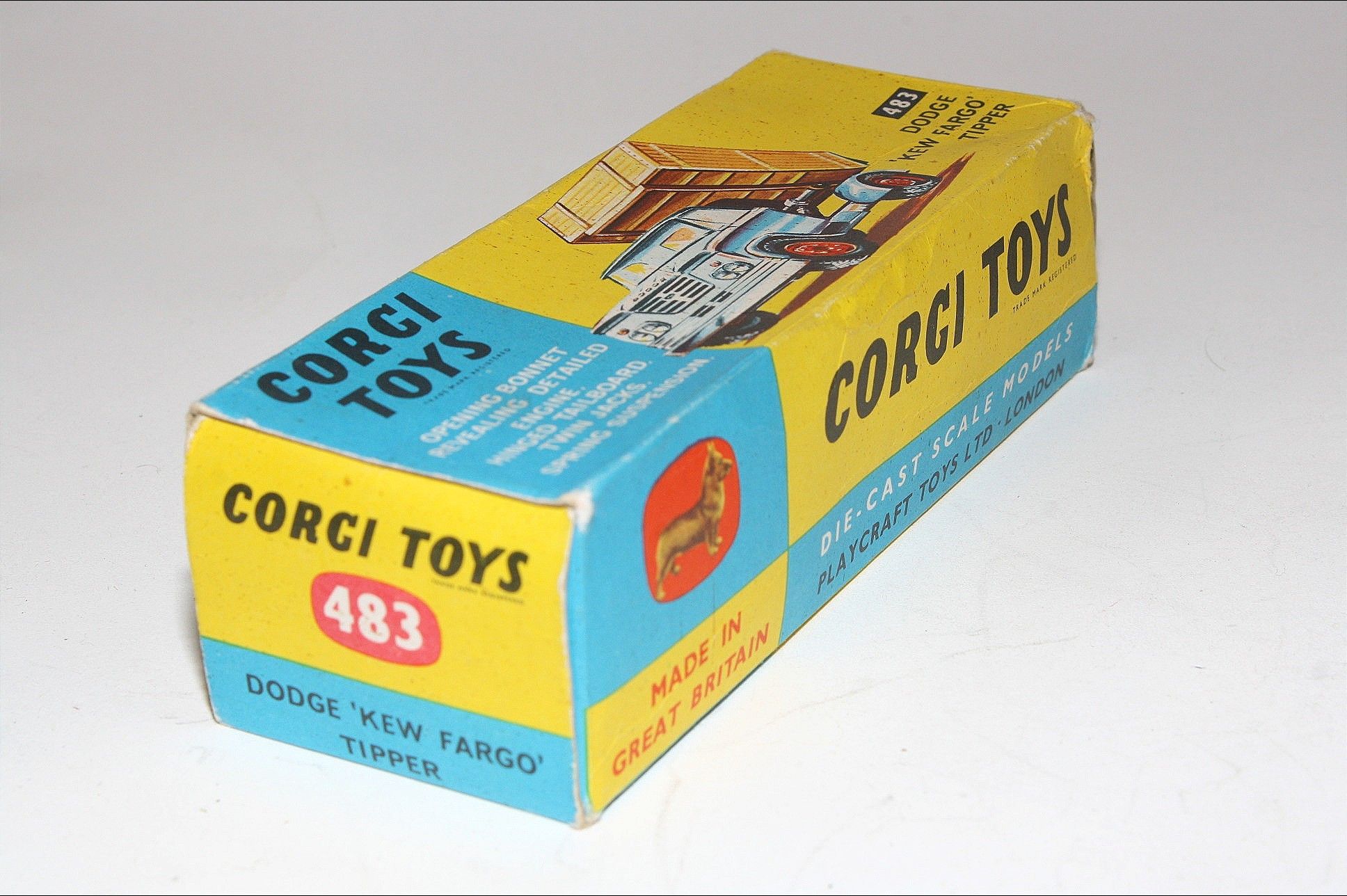 Corgi 483 Dodge 'Kew Fargo' Tipper, VNM in Original Box | DB Collectables
