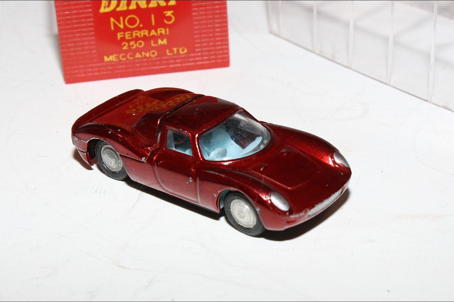MINI DINKY 13 FERRARI 250 LM, VGC in Original Garage | DB Collectables