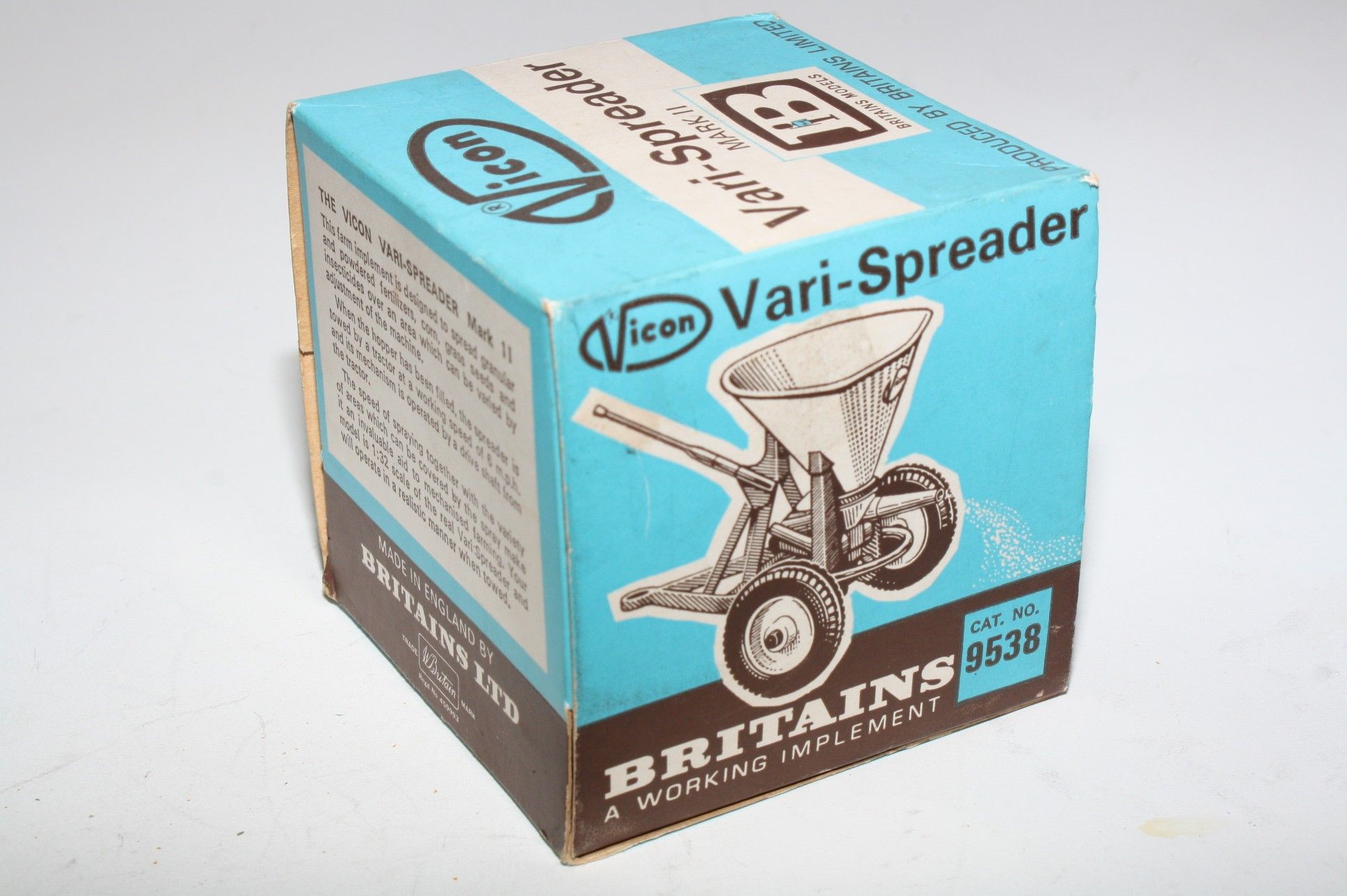 Britains 9538 Vicon Vari-Spreader, Mint in Good Original Early Box | DB ...