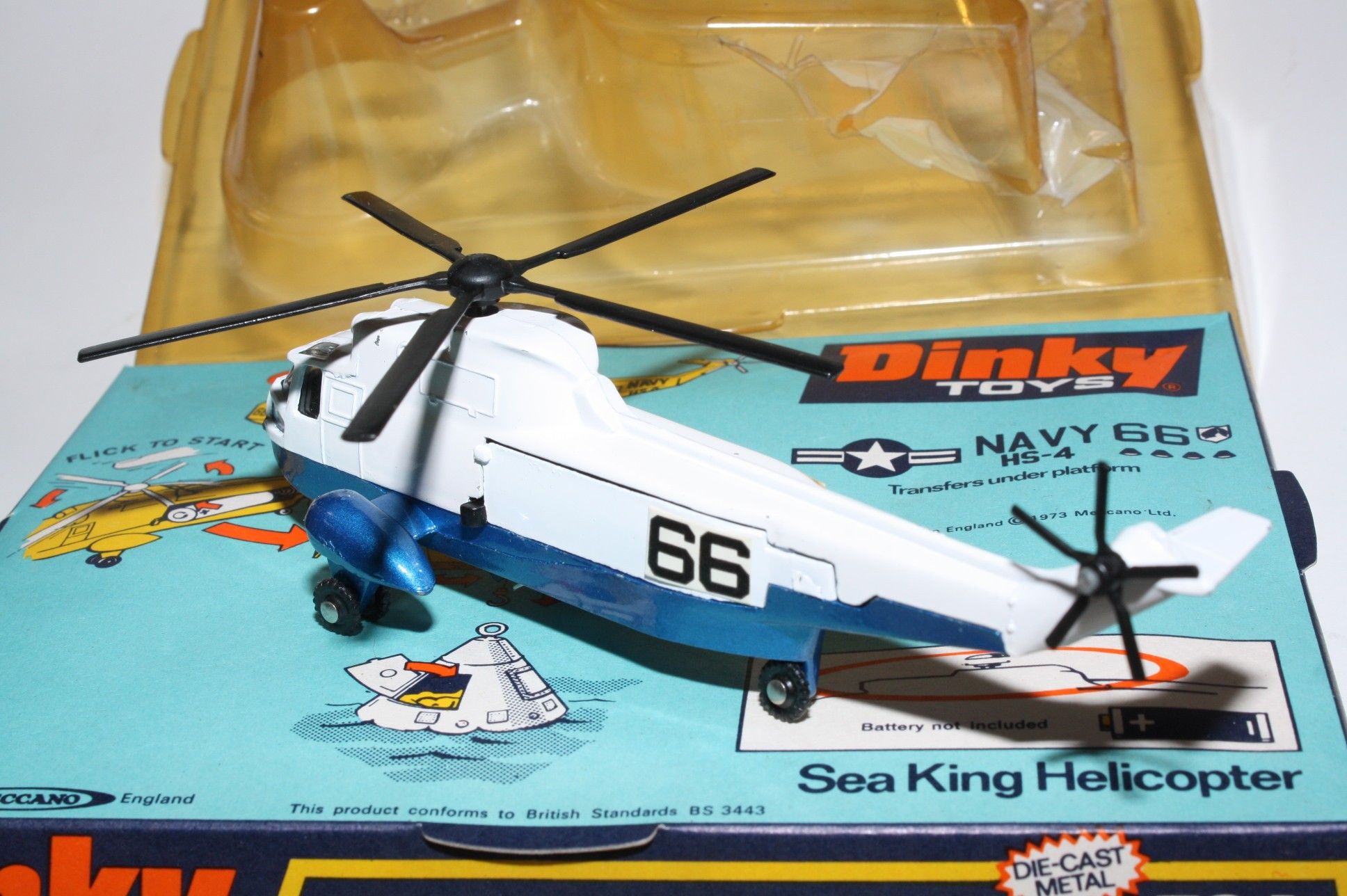 Dinky 724 Sea King Helicopter, Excellent Condition in Original Box | DB ...