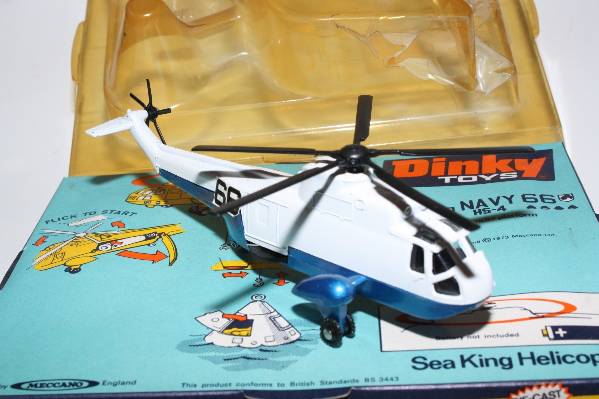 Dinky 724 Sea King Helicopter, Excellent Condition in Original Box | DB ...