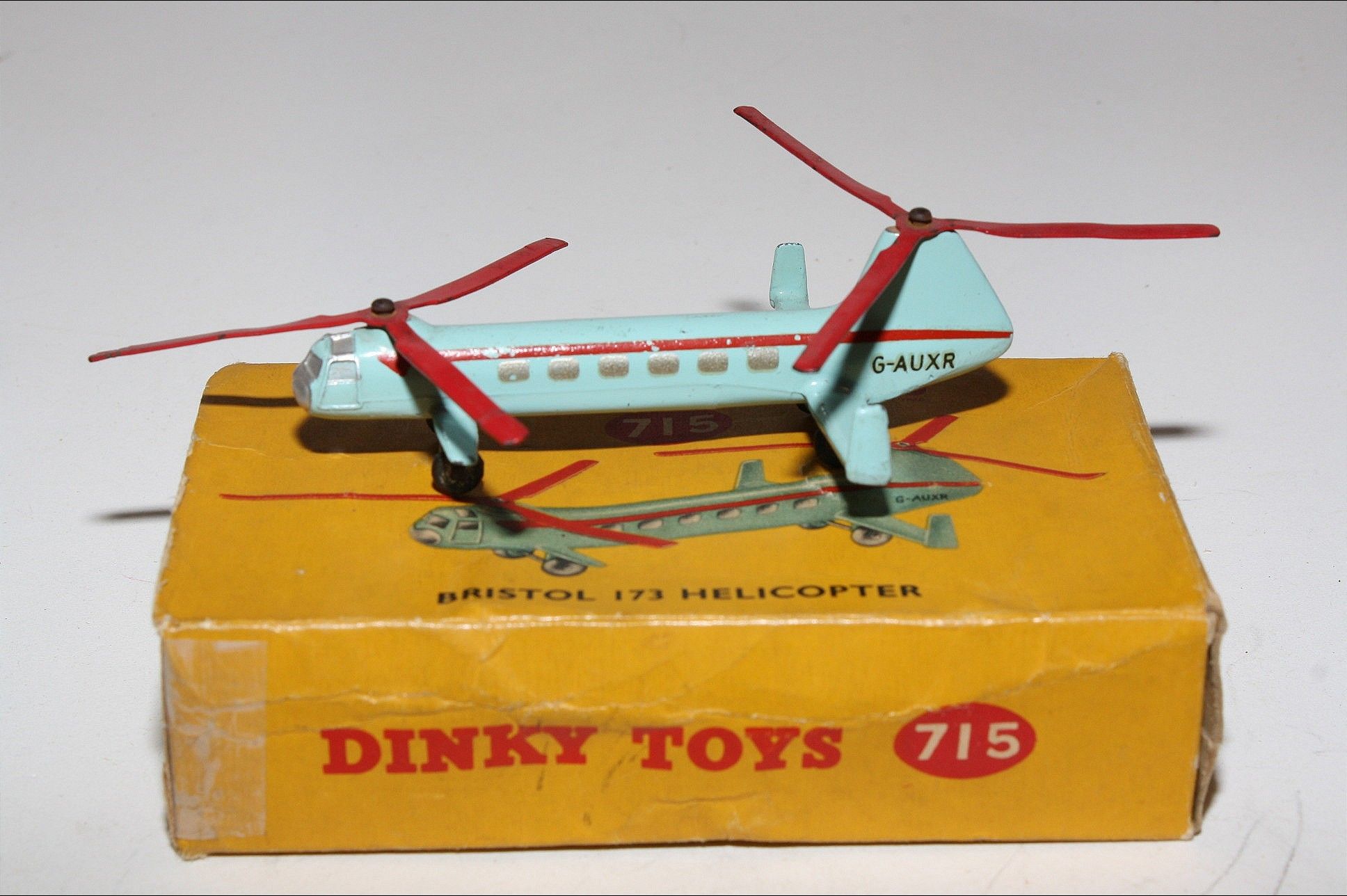 Dinky 715 Bristol 173 Helicopter,VGC in Original Box | DB Collectables