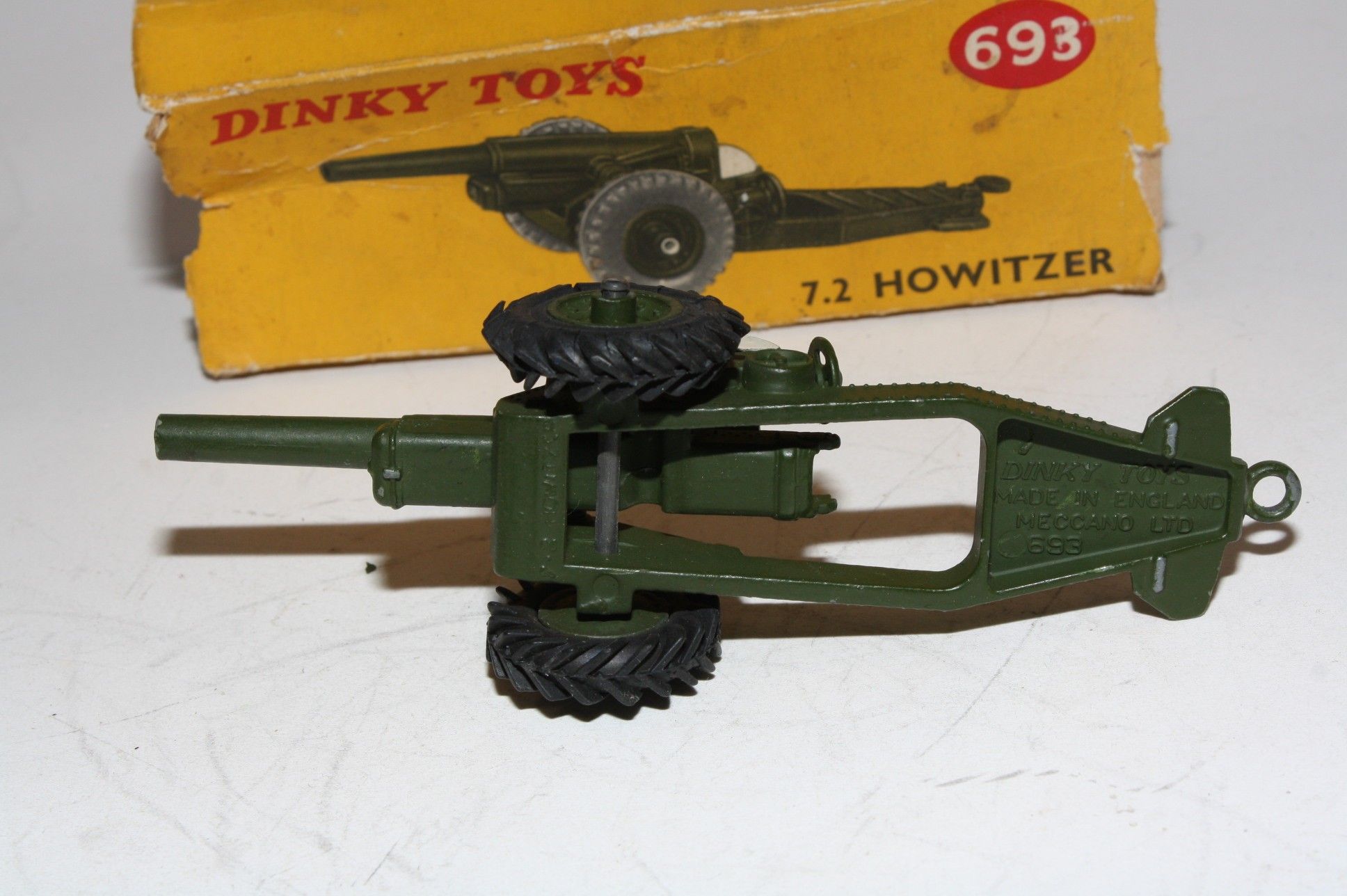 Dinky 693 7.2 Howitzer, Excellent in Poor Original Box | DB Collectables