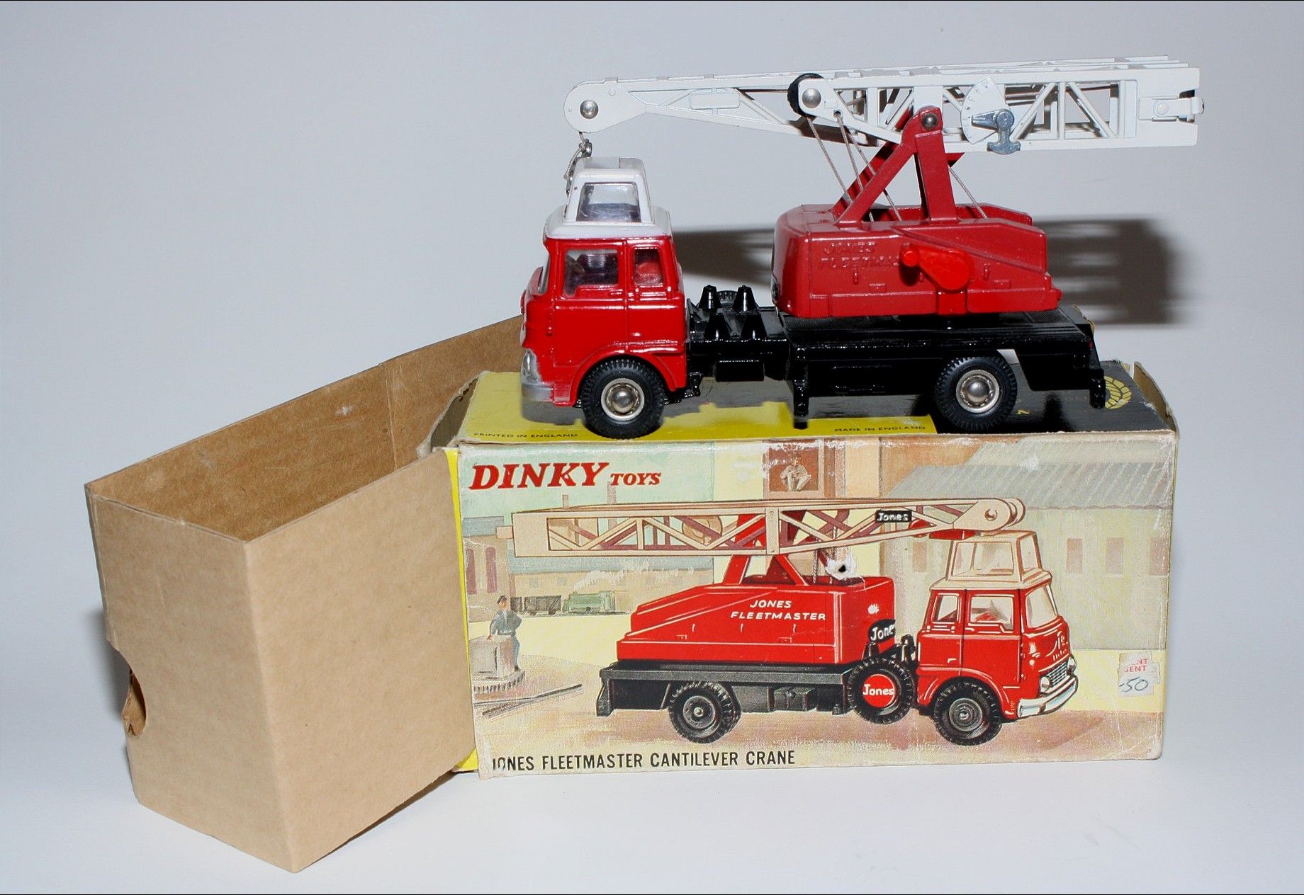 Dinky 970 Jones Fleetmaster Cantilever Crane, VGC in Original Box | DB ...