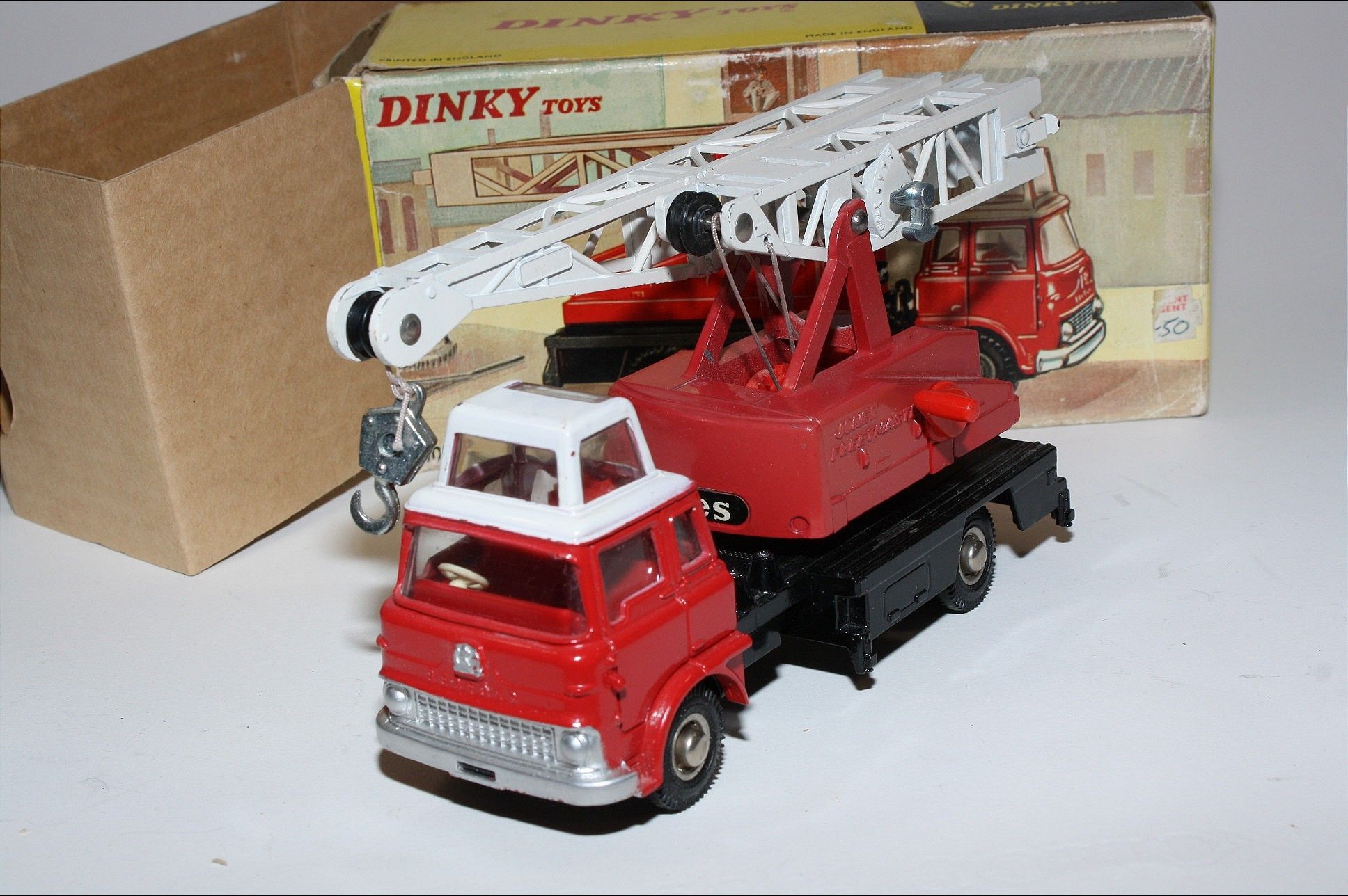 Dinky 970 Jones Fleetmaster Cantilever Crane, VGC in Original Box | DB ...