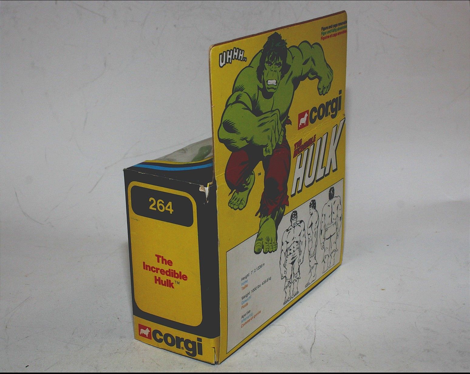 Corgi 264 Incredible Hulk, Grey Cage, Mint in Good Original Box | DB ...