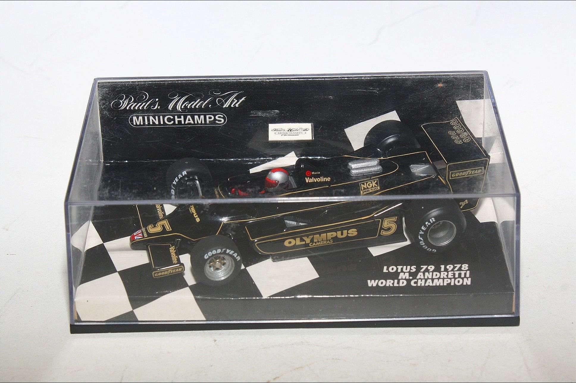 MINICHAMPS 1:43, F1 Model LOTUS 79 - M. Andretti - 1978 - World Champion, MIB | DB Collectables