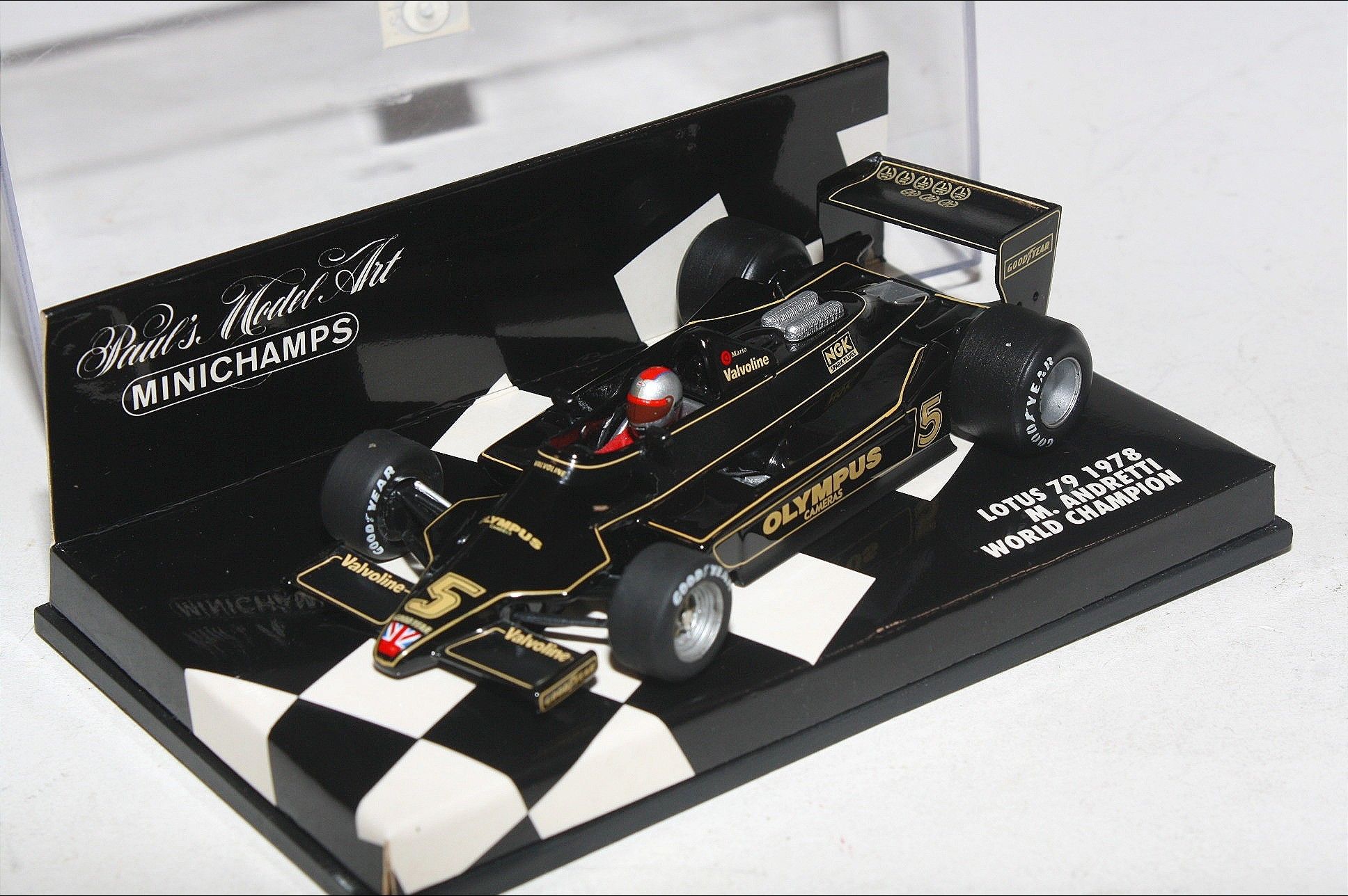 MINICHAMPS 1:43, F1 Model LOTUS 79 - M. Andretti - 1978 - World Champion, MIB | DB Collectables