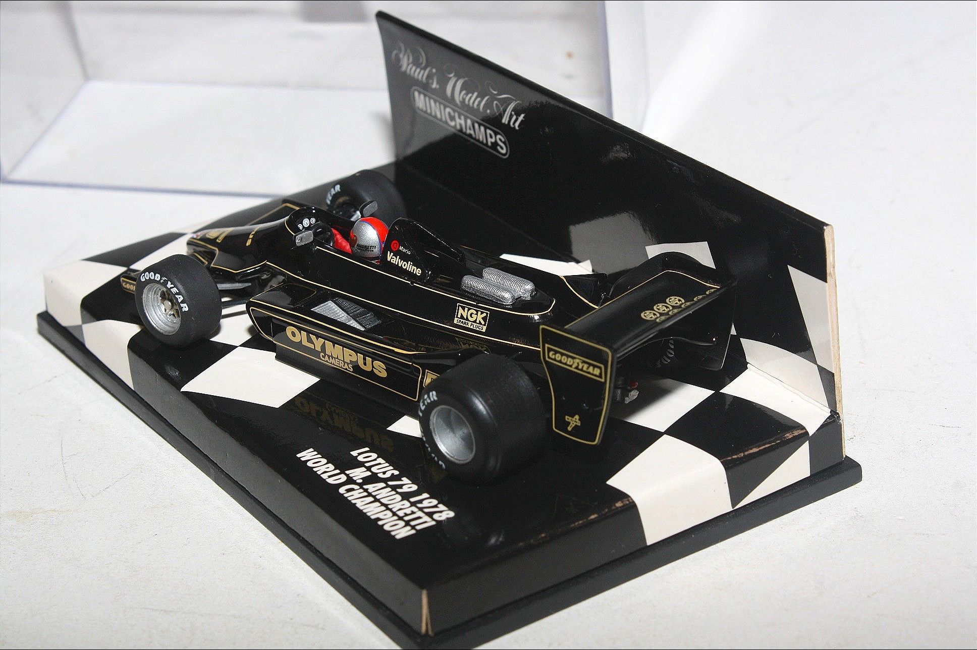 MINICHAMPS 1:43, F1 Model LOTUS 79 - M. Andretti - 1978 - World Champion, MIB | DB Collectables