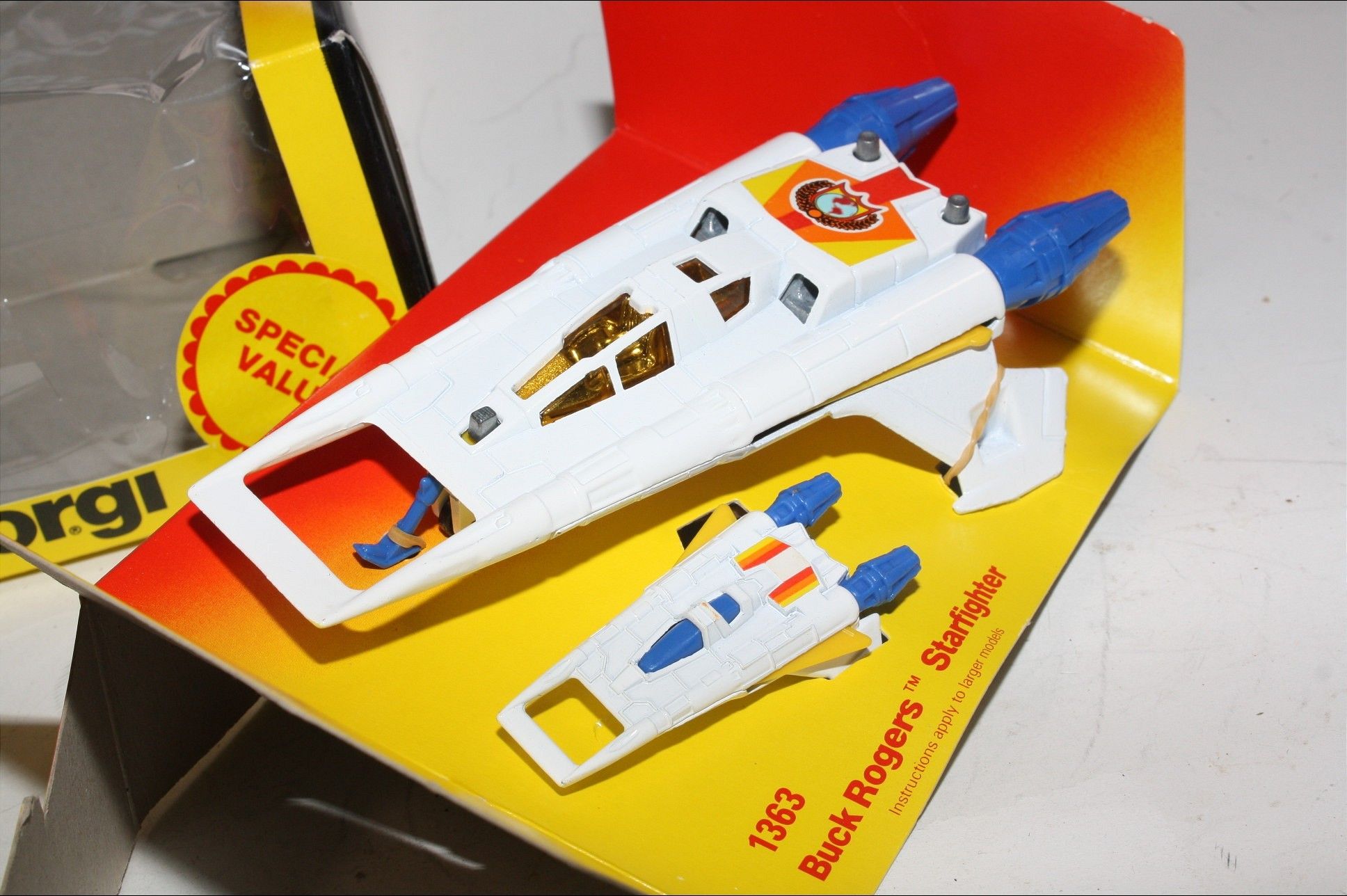 Corgi 1363 Buck Rogers Fighter Little & Large, Mint in Good Original ...